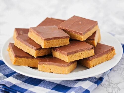 No bake chocolate peanut butter bars store