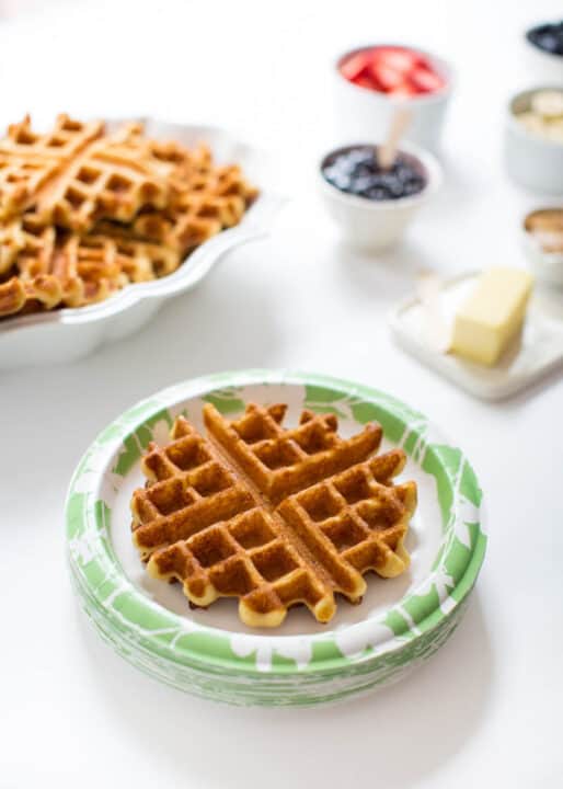 Make-Your-Own Waffle Bar (w/ free printable) - I Heart Naptime