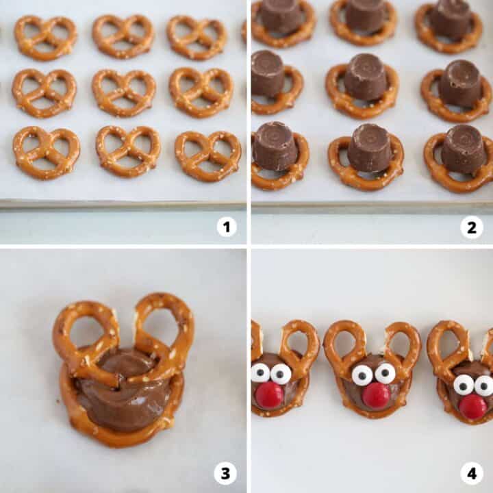 EASY Rolo Pretzel Reindeer - I Heart Naptime