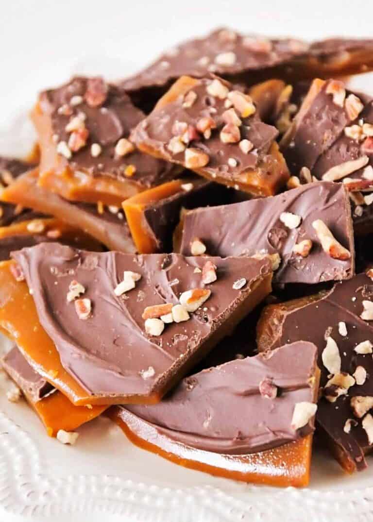 Easy Homemade Toffee Recipe - I Heart Naptime
