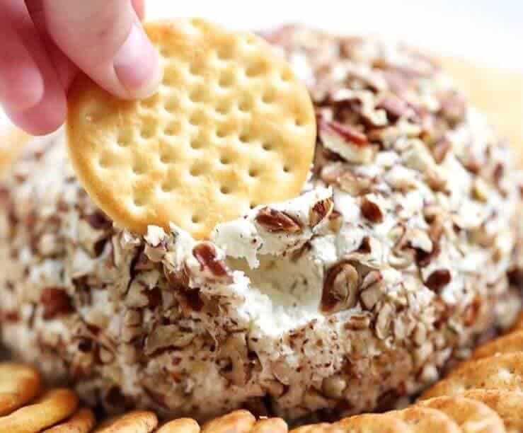 4-Ingredient Classic Cheese Ball Recipe - I Heart Naptime