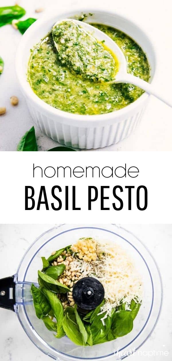 Easy Basil Pesto Recipe - I Heart Naptime