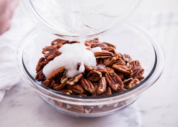 EASY Candied Pecans (5 ingredients) - I Heart Naptime