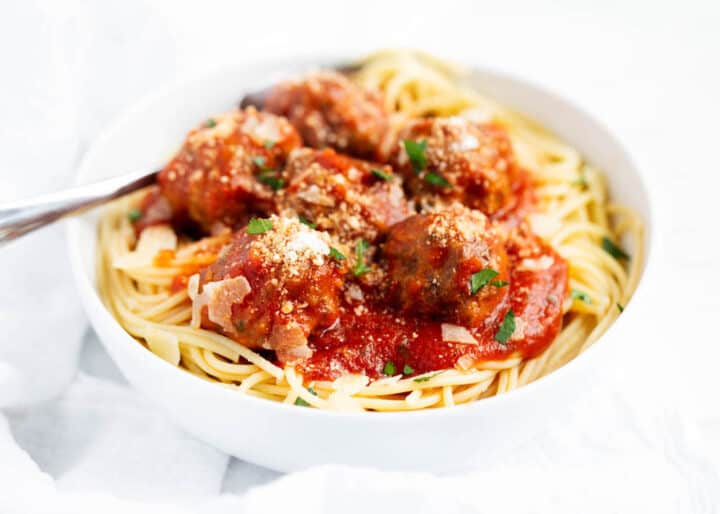 EASY Homemade Meatball Recipe (oven-baked!) - I Heart Naptime
