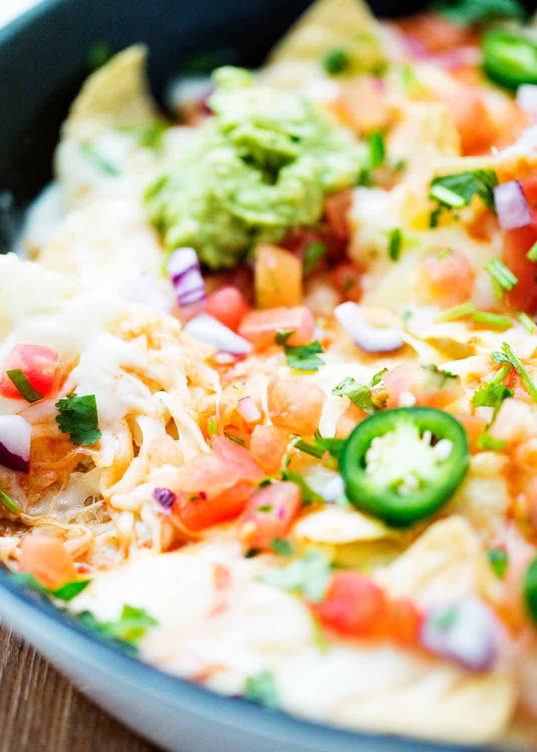 The BEST Baked Nachos Recipe - I Heart Naptime