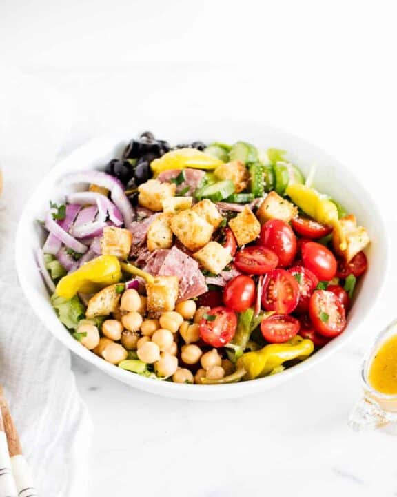 Quick and EASY Italian Salad - I Heart Naptime