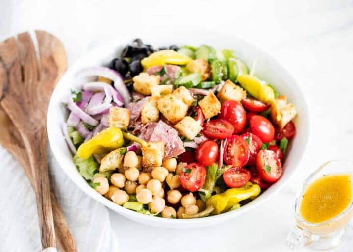Quick and EASY Italian Salad - I Heart Naptime