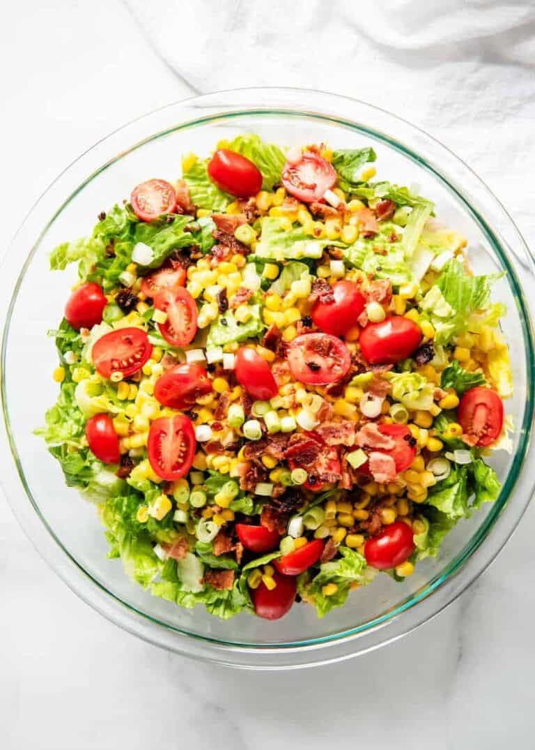 EASY Cornbread Salad Recipe - I Heart Naptime