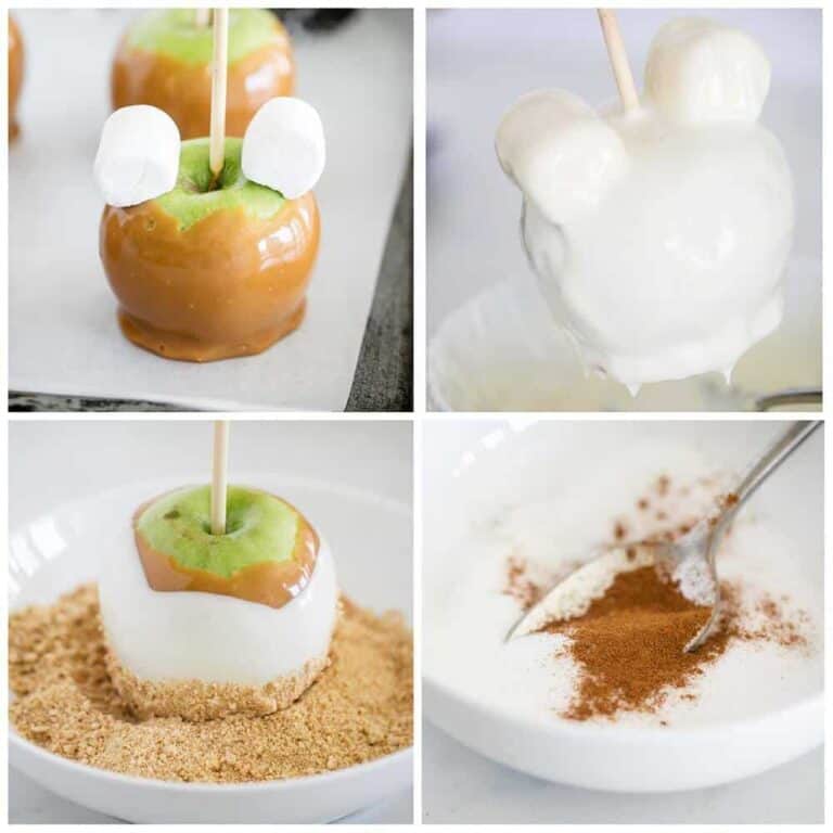 Disney Apple Pie Caramel Apples - I Heart Naptime