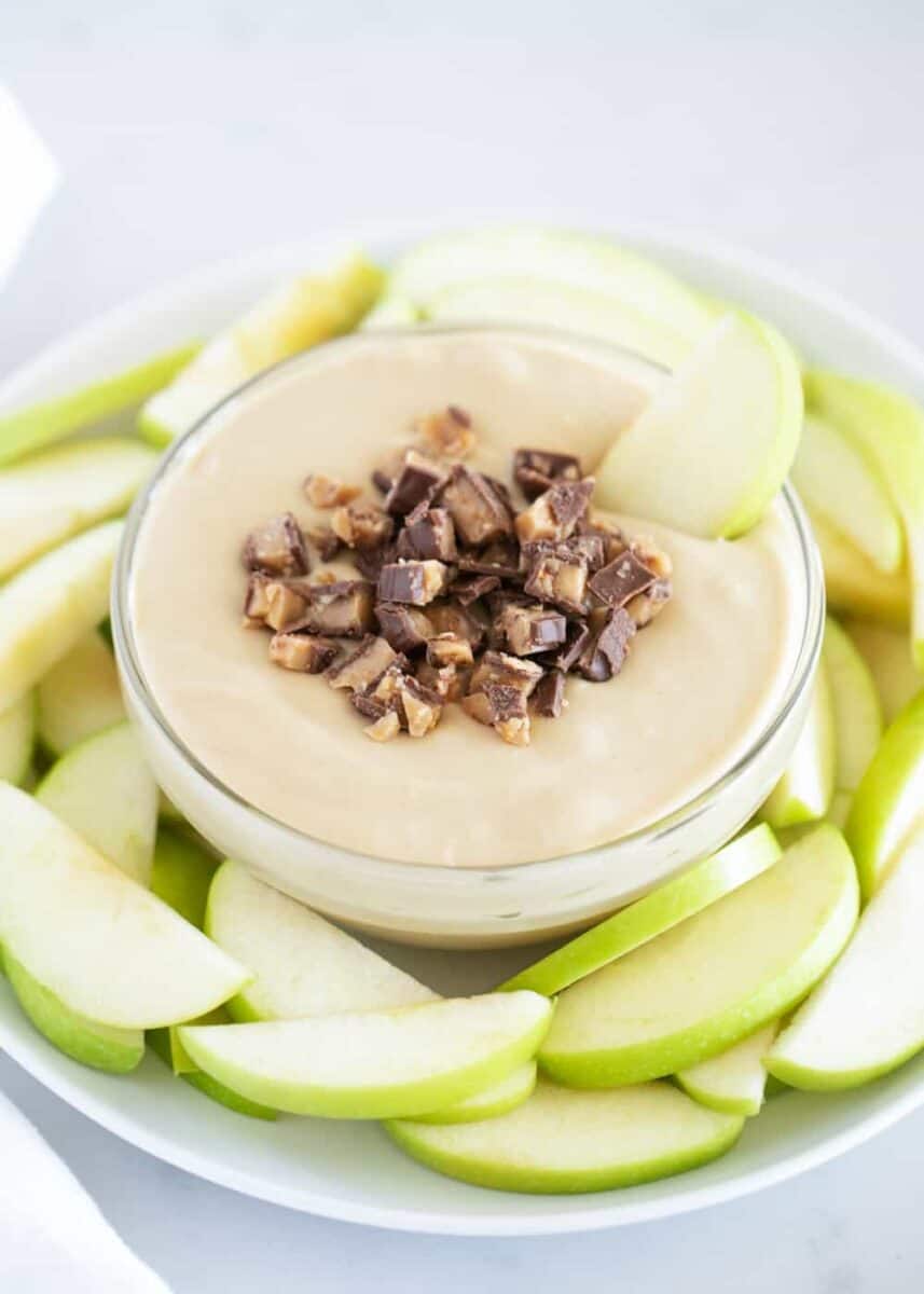 5-Minute Toffee Apple Dip - I Heart Naptime