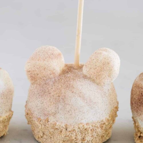 Disney Apple Pie Caramel Apples - I Heart Naptime