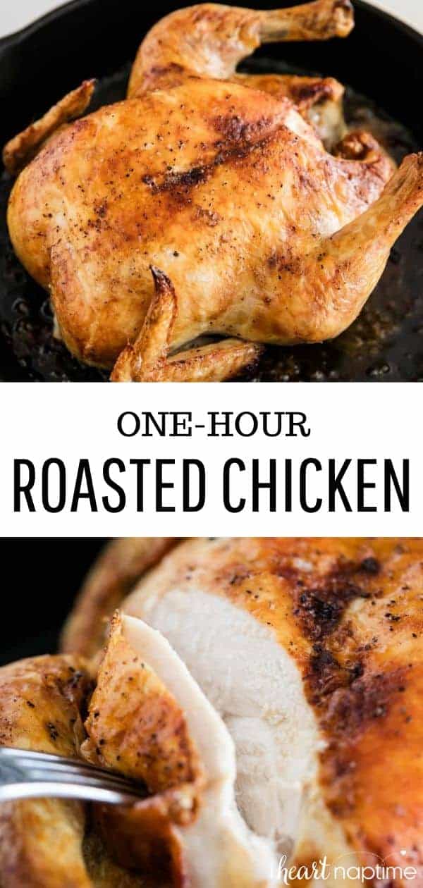 One-Hour Oven Roasted Whole Chicken - I Heart Naptime