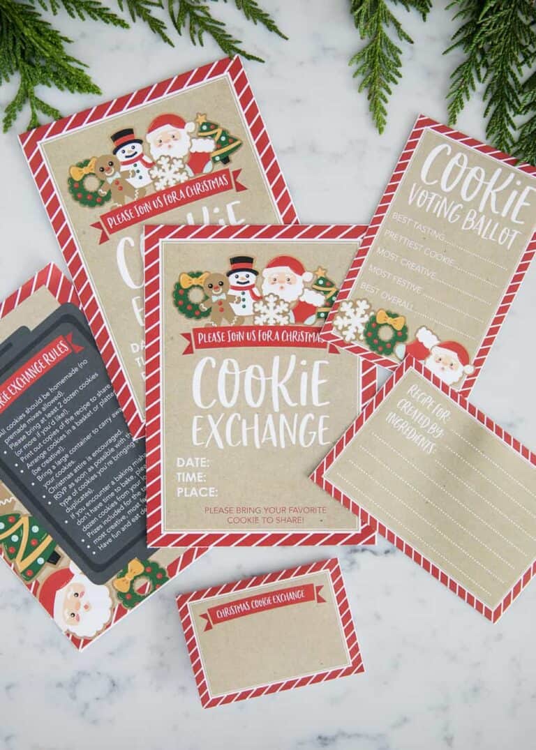 How to Host a Cookie Exchange (w/ free printables!) - I Heart Naptime