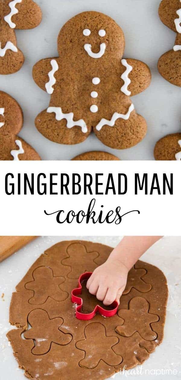 The BEST Gingerbread Man Cookies - I Heart Naptime