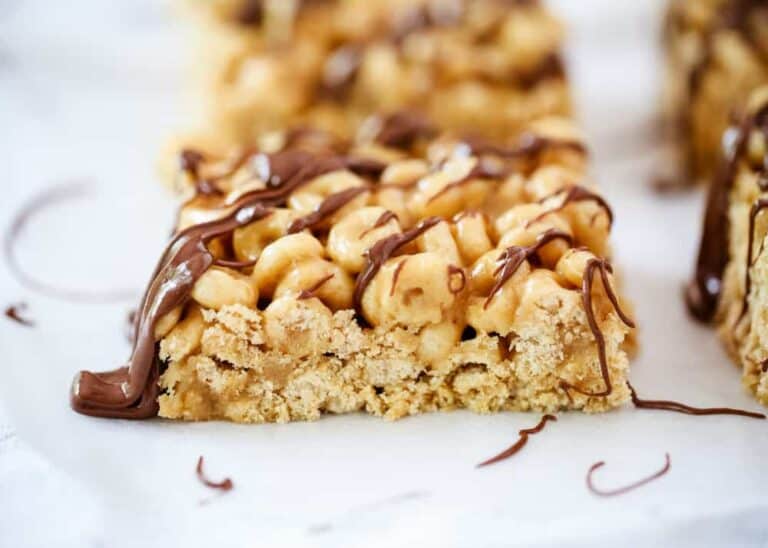 Honey Nut Peanut Butter Cheerio Bars - I Heart Naptime
