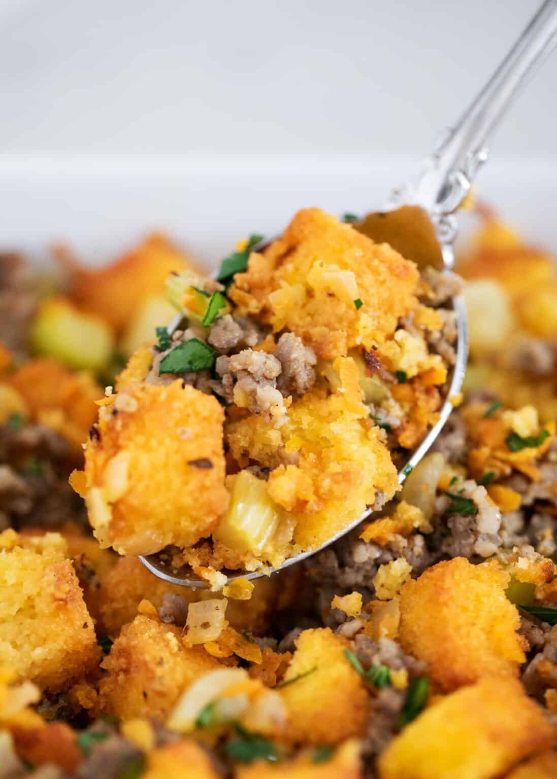 The BEST Cornbread Stuffing - I Heart Naptime