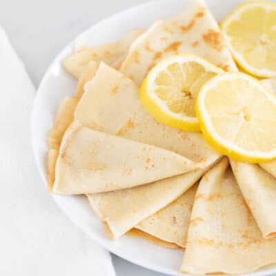 Lemon Sugar Crepes - I Heart Naptime