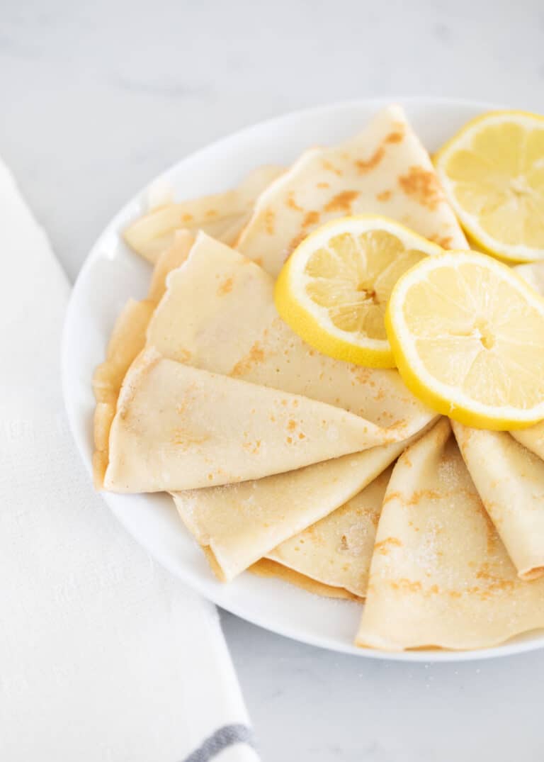 Lemon Sugar Crepes - I Heart Naptime