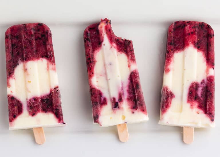 Easy 3-Ingredient Homemade Popsicles - I Heart Naptime