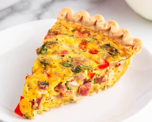 EASY Ham and Cheese Breakfast Pie - I Heart Naptime