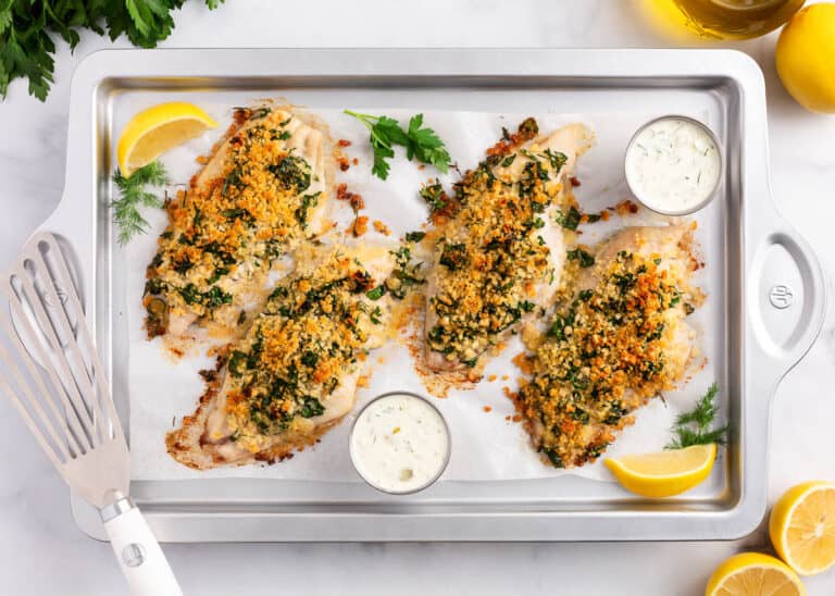 Crispy Lemon Baked Fish - I Heart Naptime