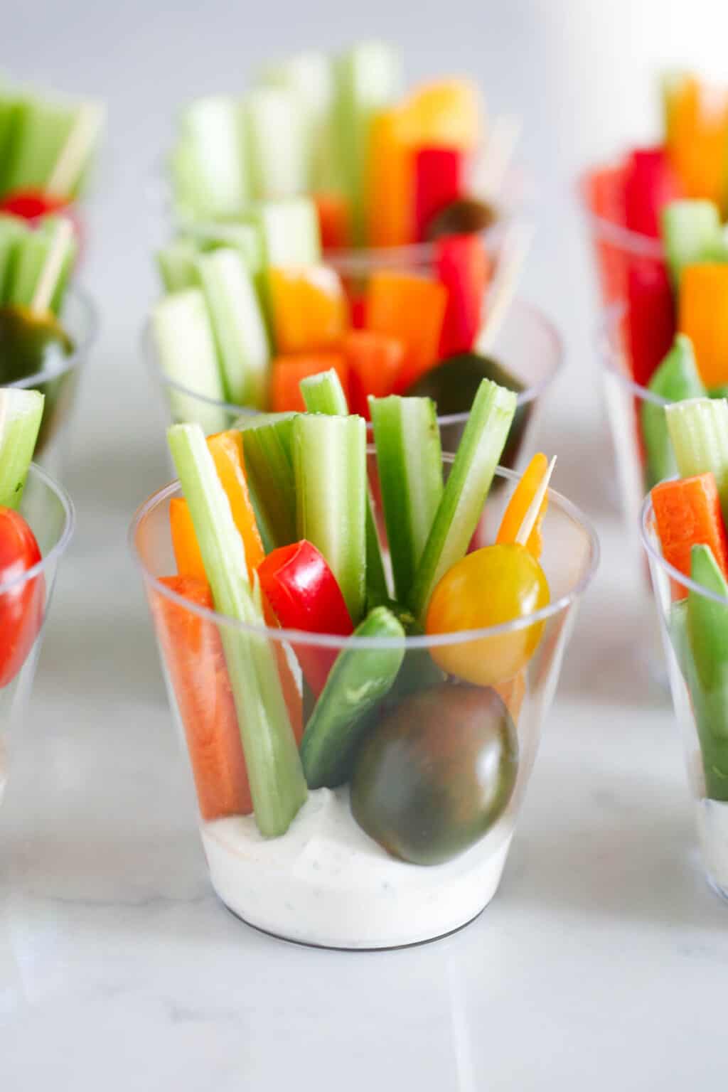 EASY Veggie Dip Cups - I Heart Naptime