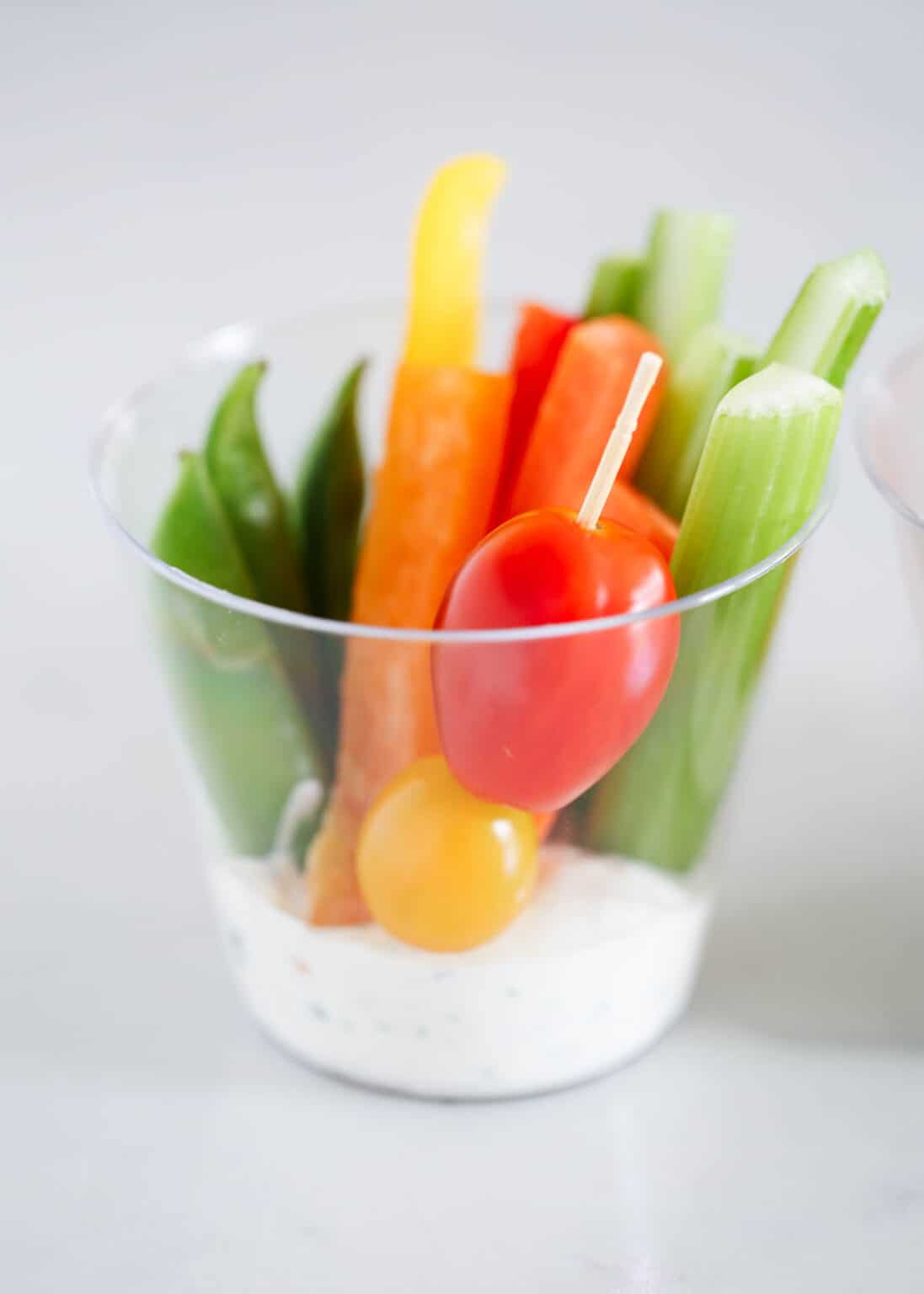 EASY Veggie Dip Cups - I Heart Naptime