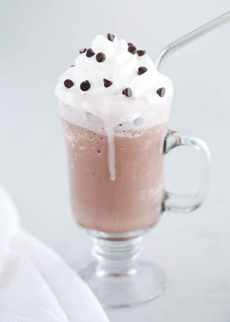 Frozen Hot Chocolate Recipe - I Heart Naptime