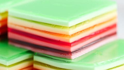Green Gelatin Dessert