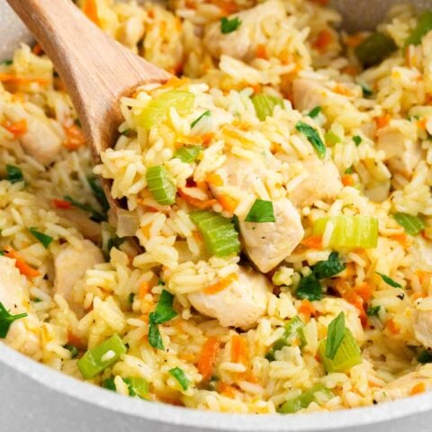 One Pot Chicken and Rice Recipe - I Heart Naptime