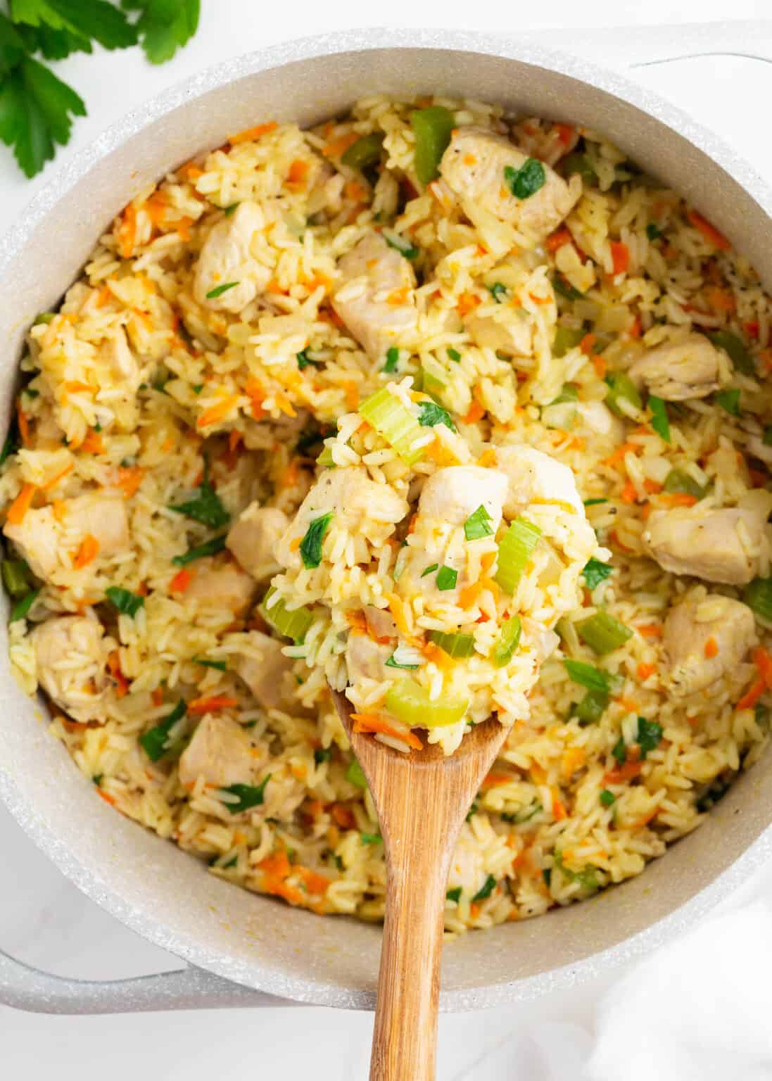 One Pot Chicken and Rice Recipe - I Heart Naptime