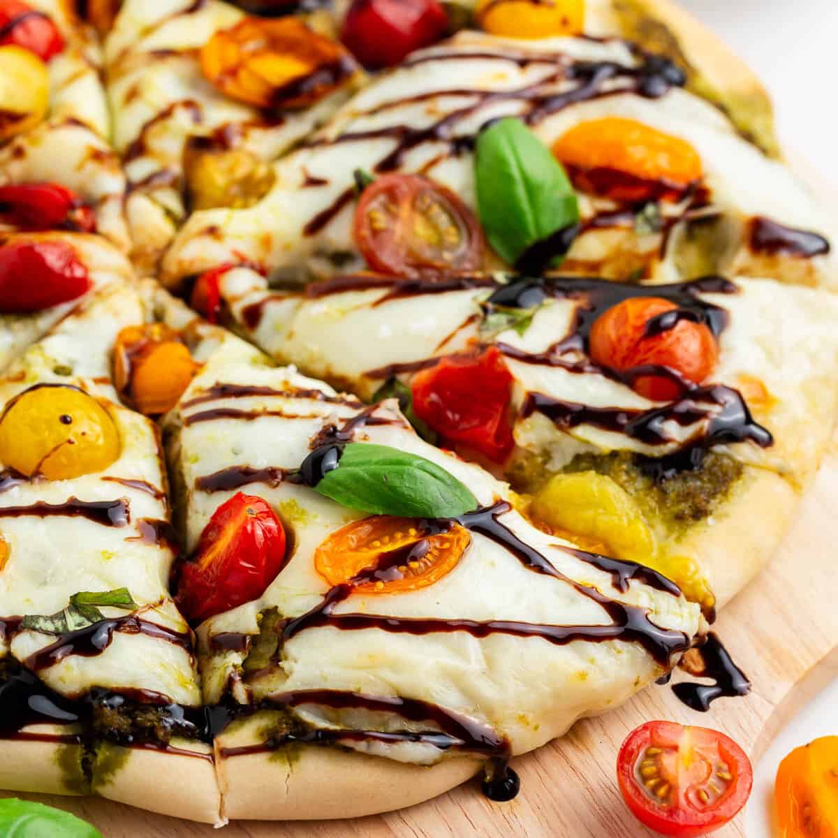 Pizza Caprese- I Heart Naptime