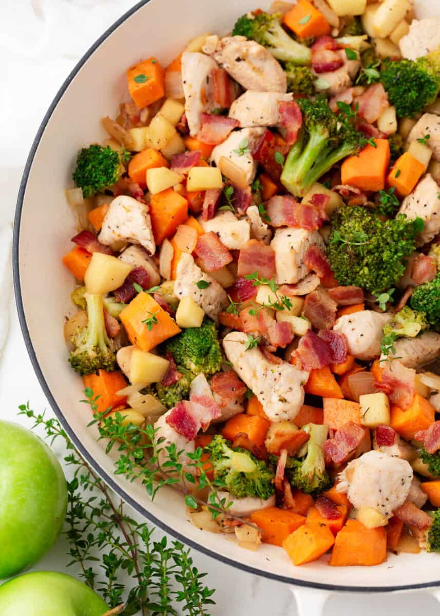 Apple Chicken Recipe (One Pan Skillet Dinner) - I Heart Naptime
