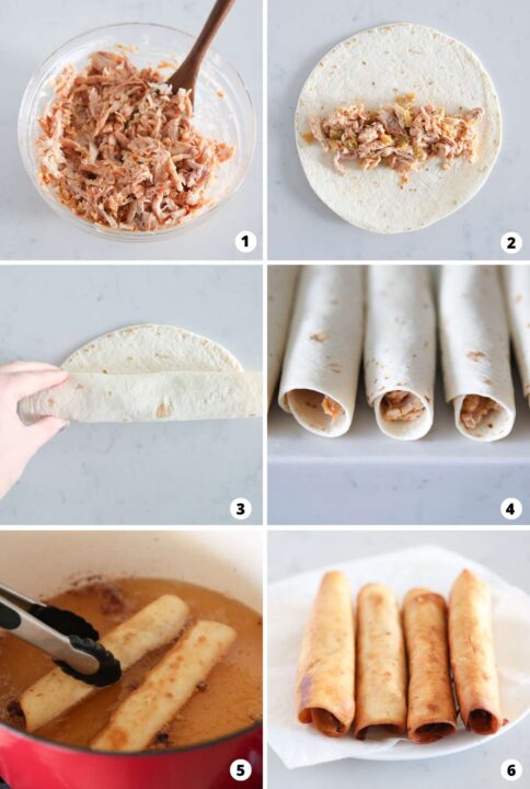 Easy Chicken Flautas - I Heart Naptime