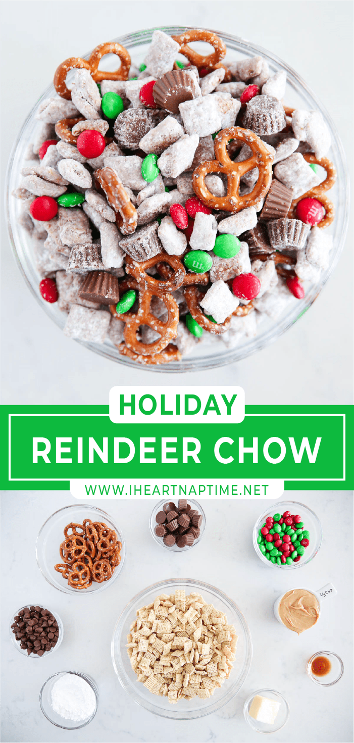 Christmas Reindeer Chow - I Heart Naptime