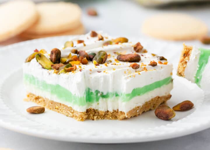 Layered Pistachio Dessert - I Heart Naptime