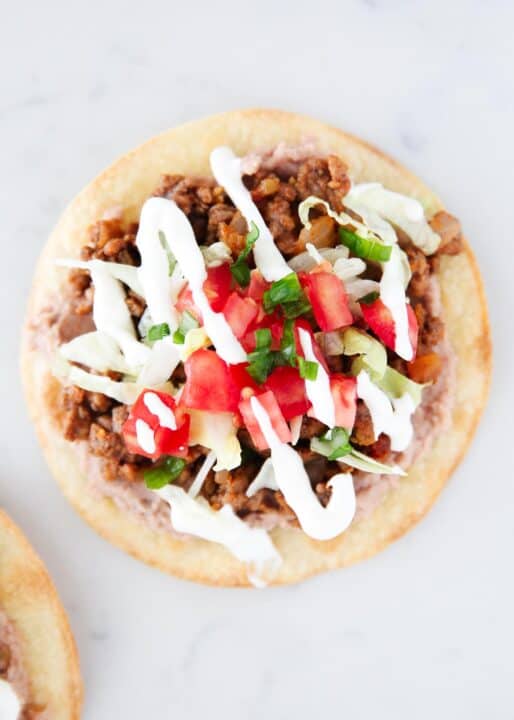 Easy Tostada Recipe - I Heart Naptime