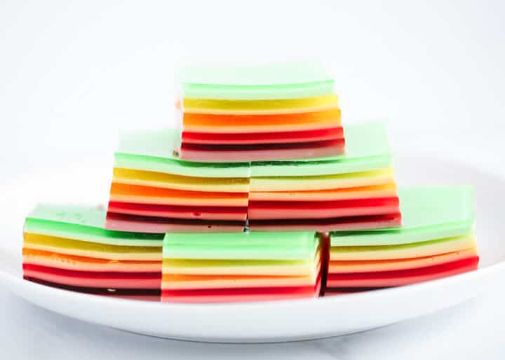 Layered Rainbow Jello - I Heart Naptime