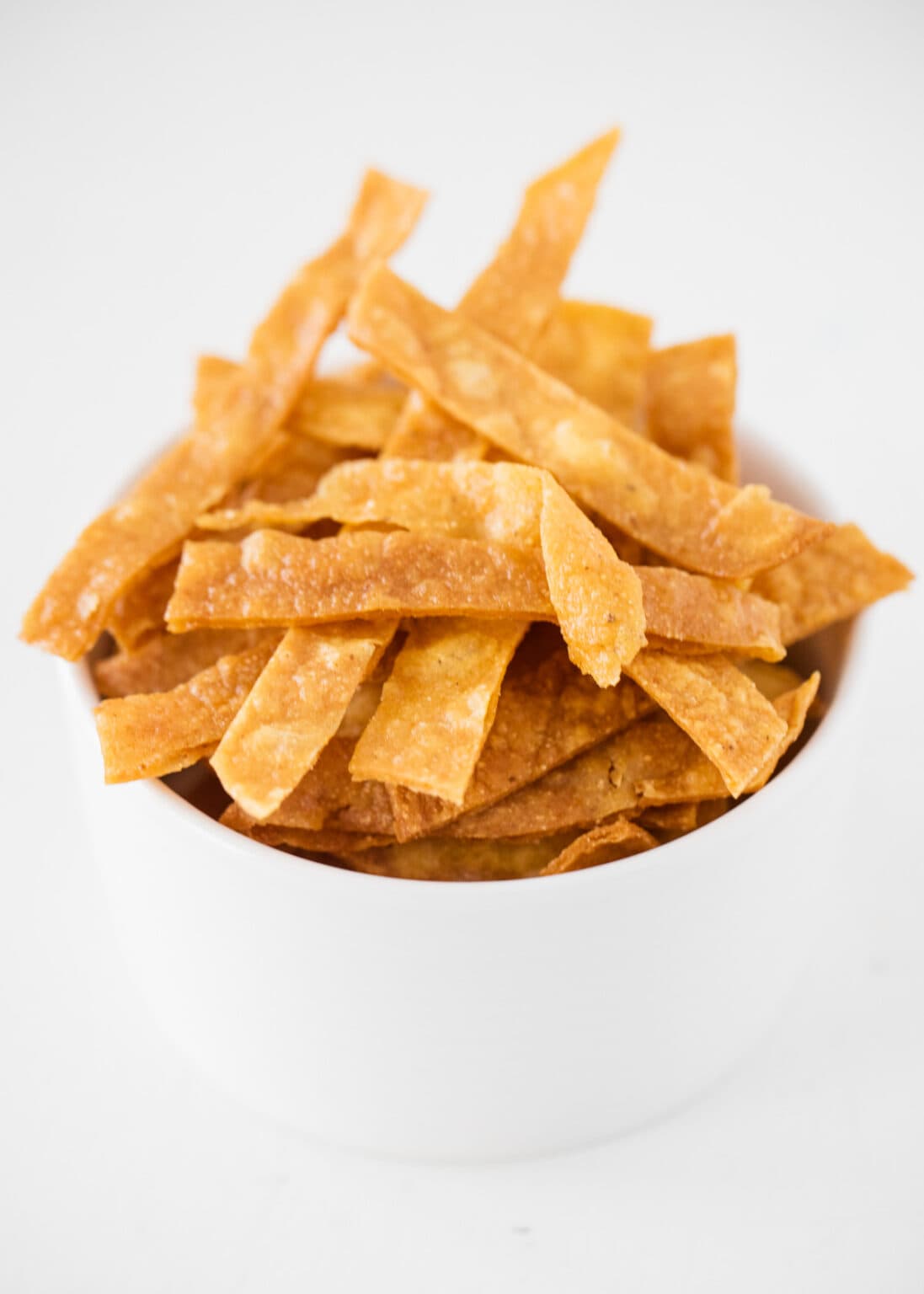 Crispy Homemade Tortilla Strips - I Heart Naptime