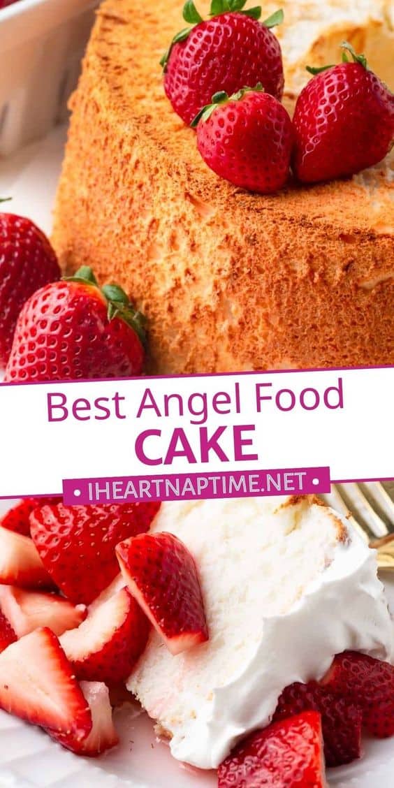 Angel Food Cake Recipe - I Heart Naptime
