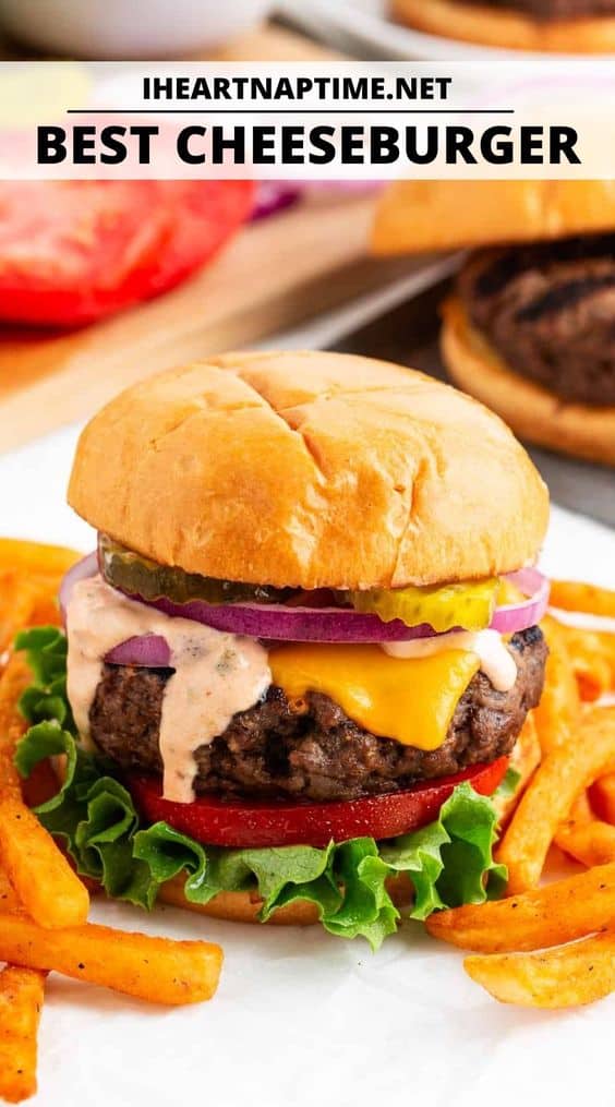 Juicy Grilled Cheeseburgers (Perfect Every Time) - I Heart Naptime