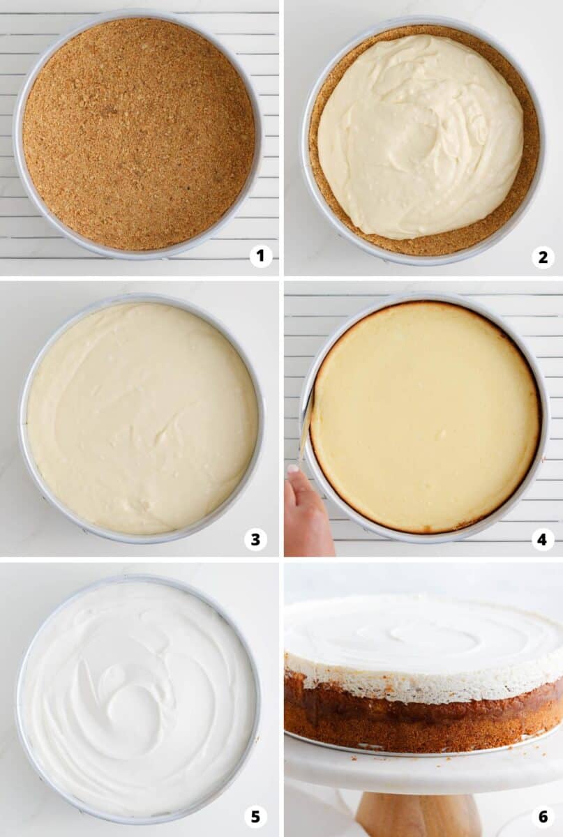 Best Cheesecake with Sour Cream Topping - I Heart Naptime