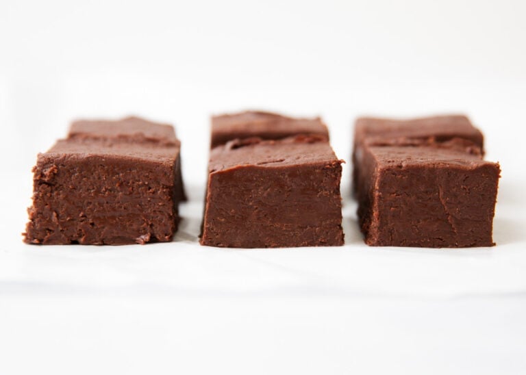 Easy 3-Ingredient Chocolate Fudge - I Heart Naptime