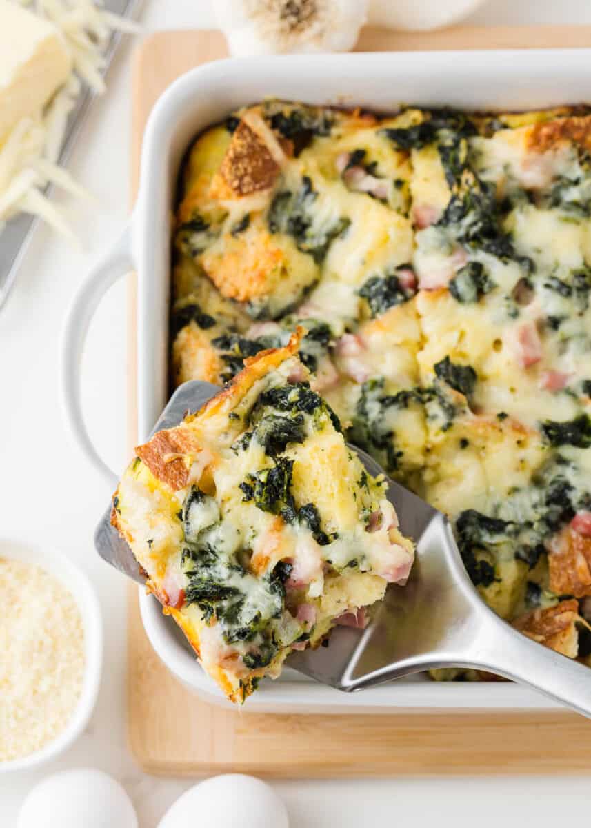 Breakfast Strata Recipe - I Heart Naptime