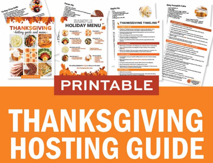 Thanksgiving Menu (w/ FREE menu template) - I Heart Naptime