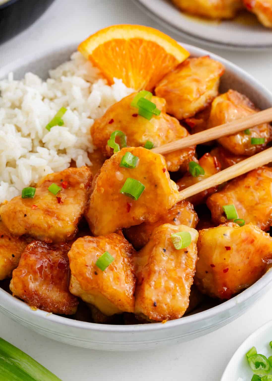 Copycat PF Chang's Orange Chicken - I Heart Naptime