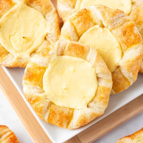 Easy Cheese Danish with Puff Pastry - I Heart Naptime