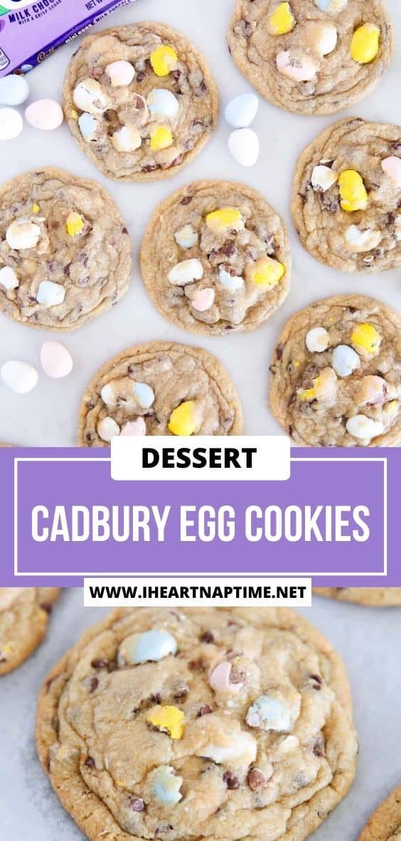 Cadbury Egg Cookies - I Heart Naptime