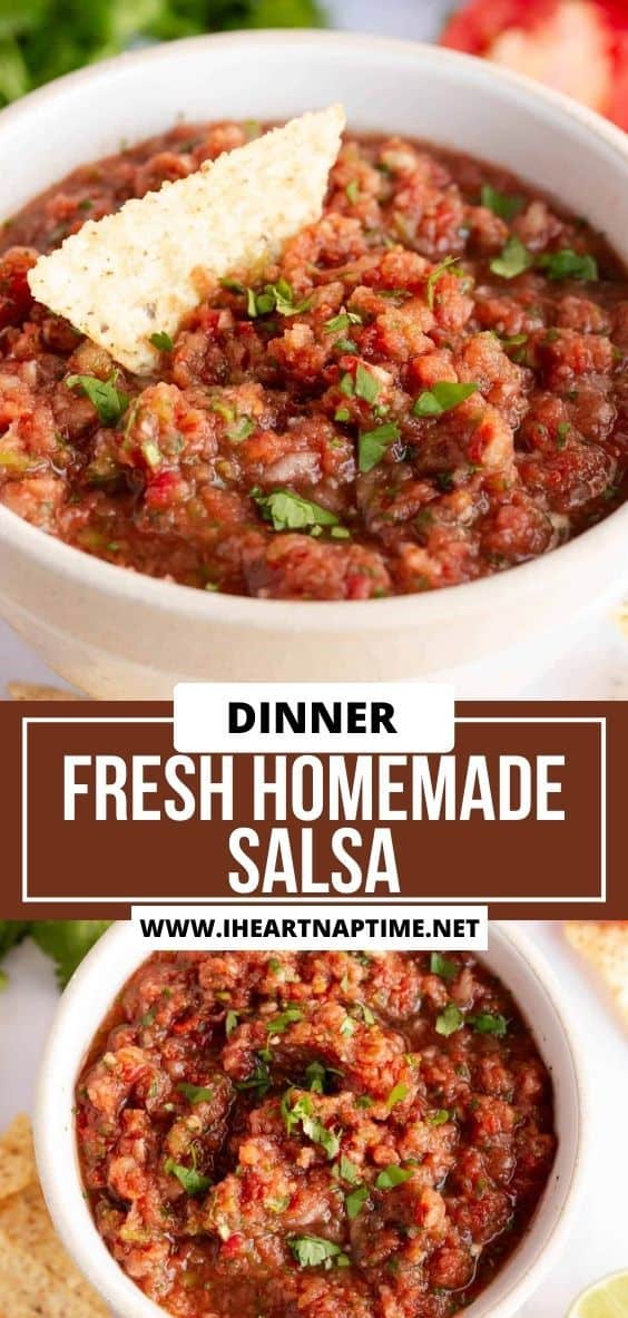 Fresh Homemade Salsa - I Heart Naptime