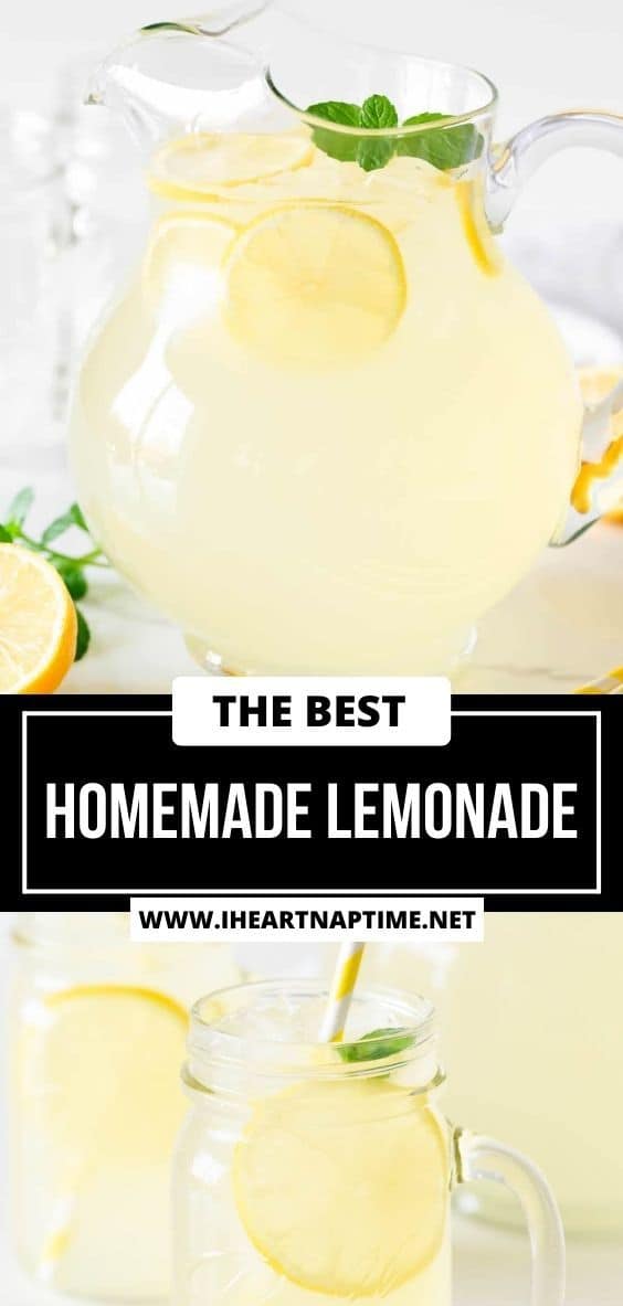 Homemade Lemonade Recipe - I Heart Naptime